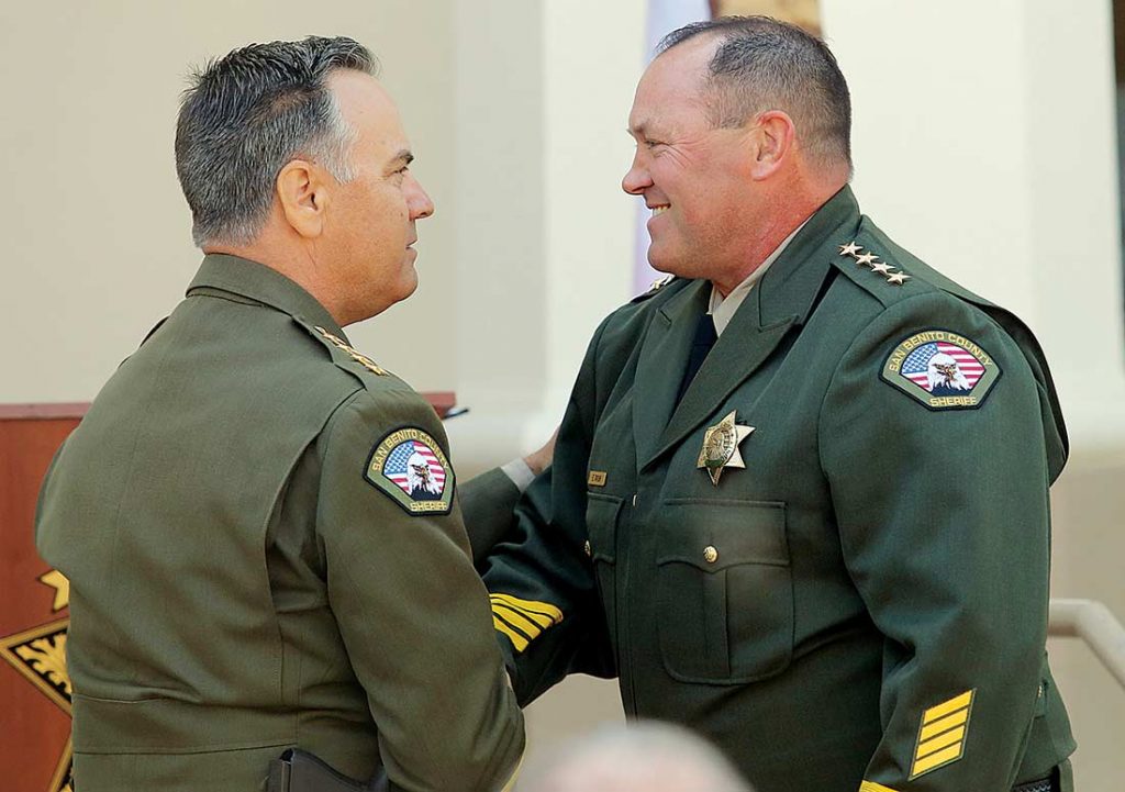 Taylor sworn in as San Benito Sheriff - SanBenito.com | Hollister, San ...