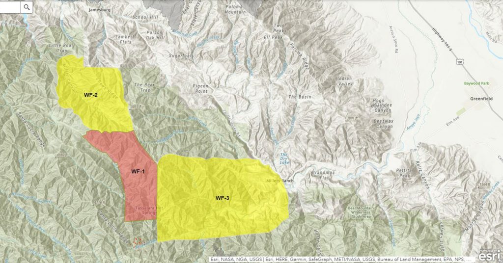 Monterey County fire grows to 200 acres; evacuations in place ...