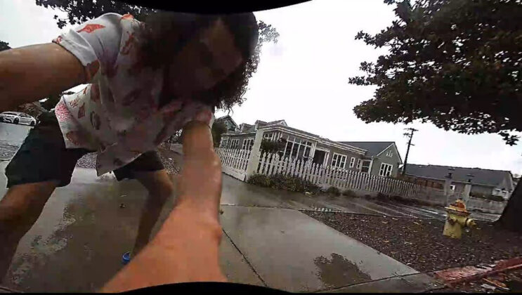 Hollister Police investigate vandalized street assessment robots ...